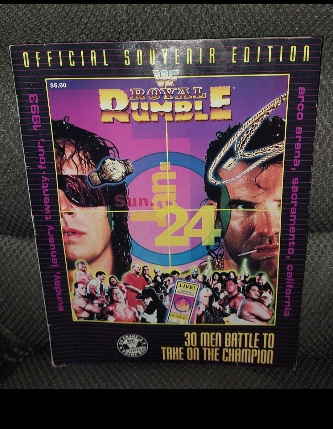 Rare Wwf Magazine Wwf Royal Rumble Event Program - Etsy