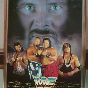 OFFICIAL WWF WWE Poster Vintage - Etsy