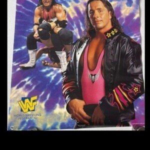 New WWF Bret Hart Poster - Etsy
