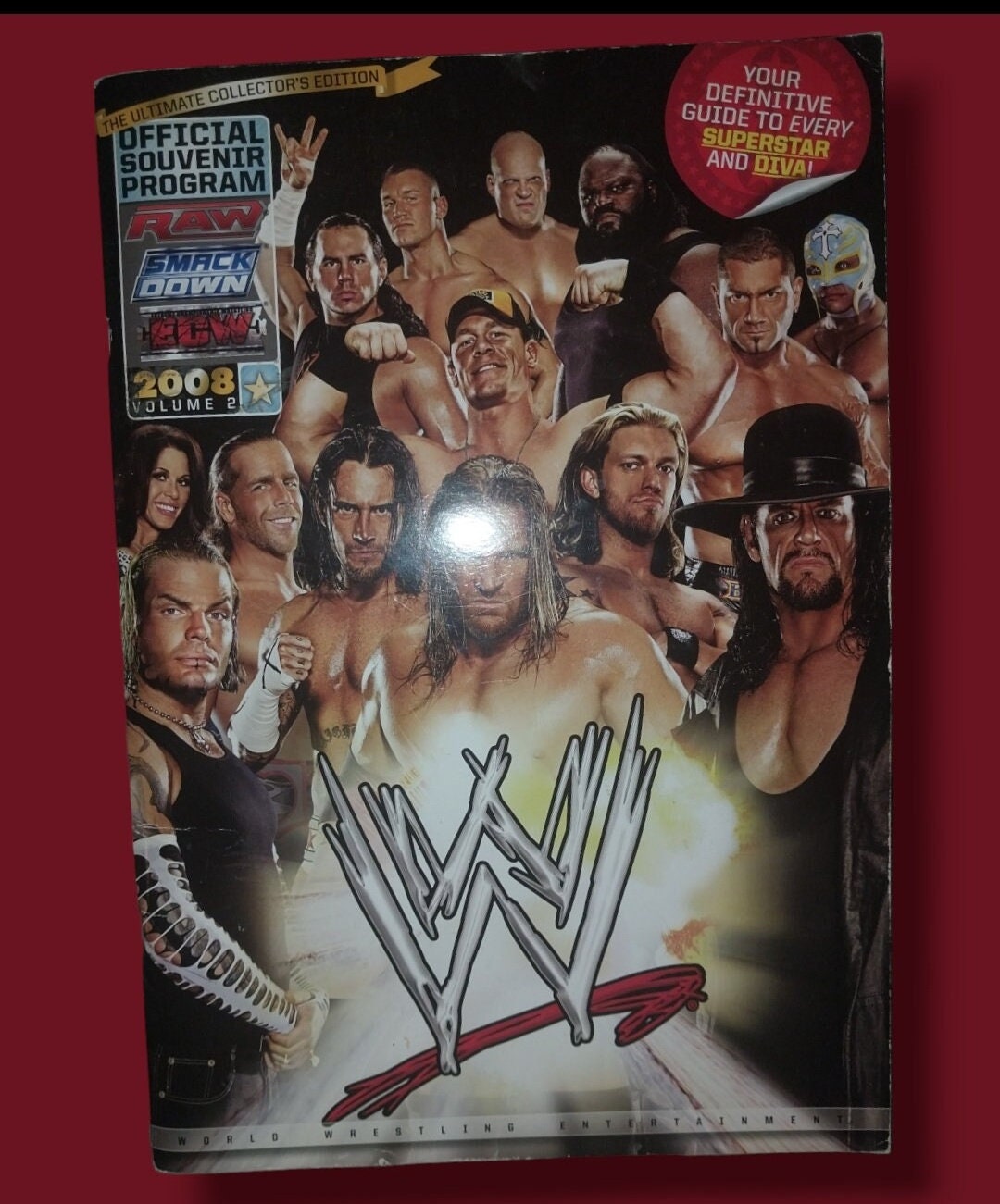 2008 Autographed WWE Event Program - Etsy