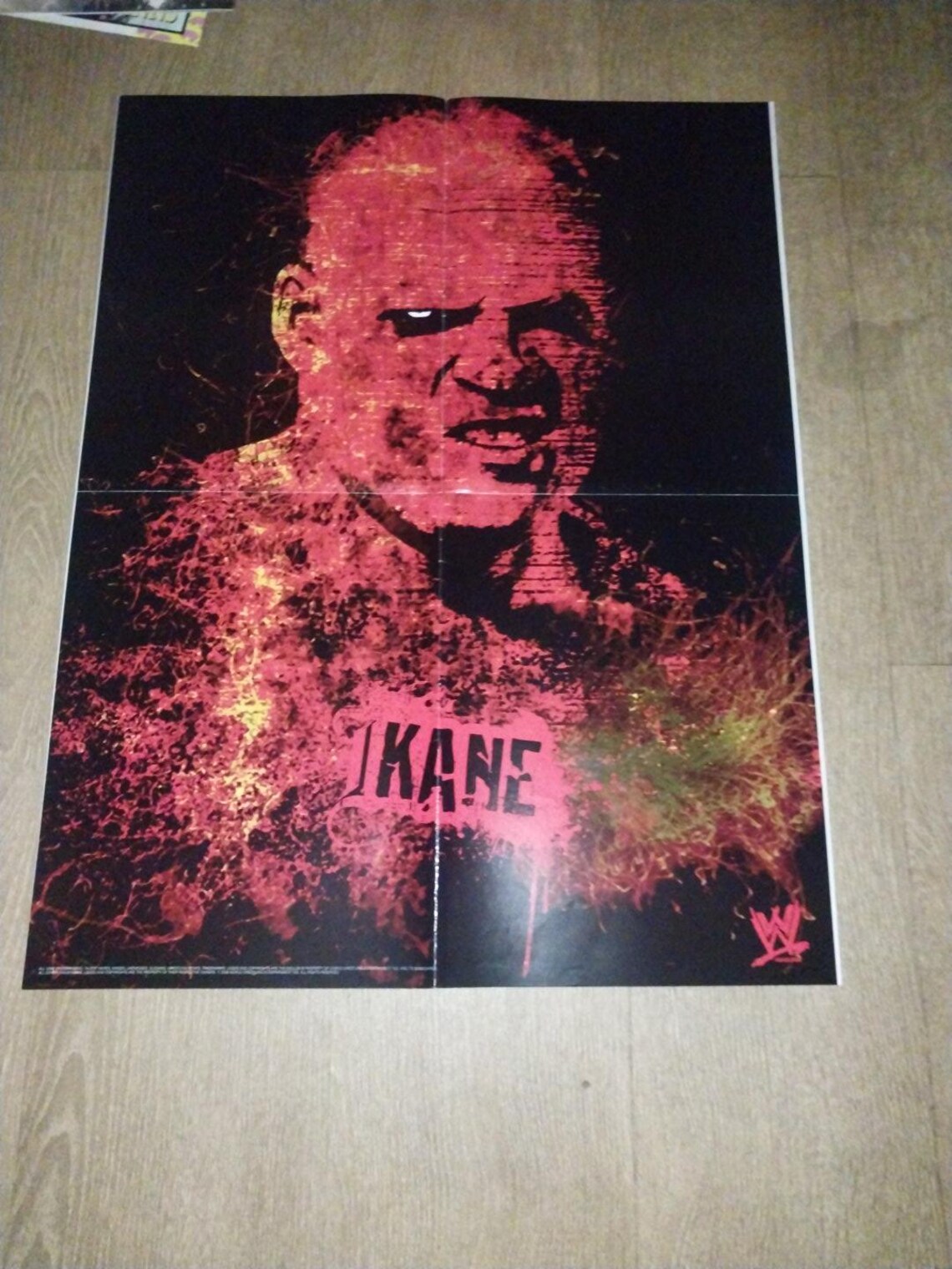 Vintage WWE Kane Poster - Etsy