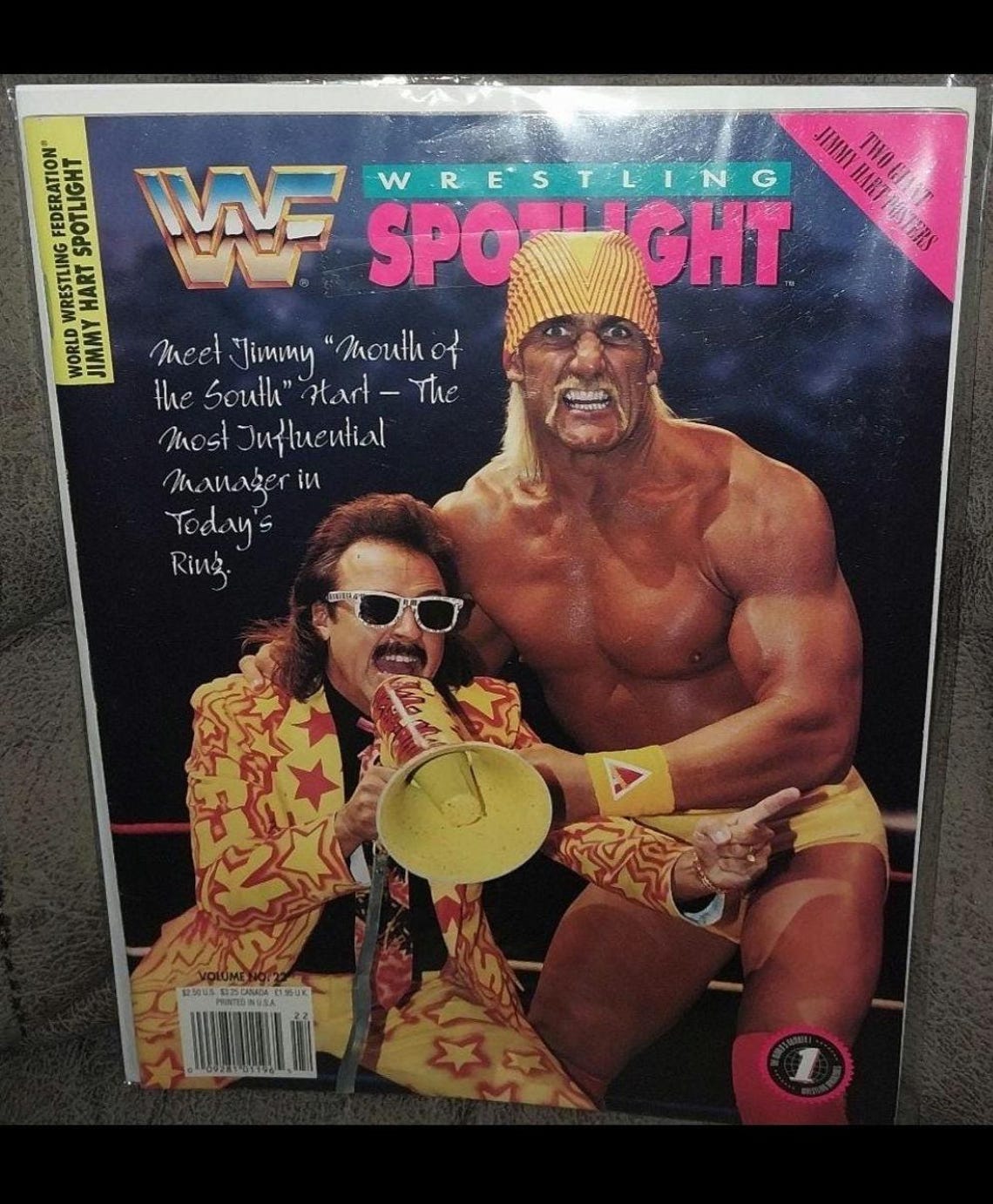 Vintage WWF Spotlight Magazine: Hulk Hogan & Jimmy Hart, Includes ...