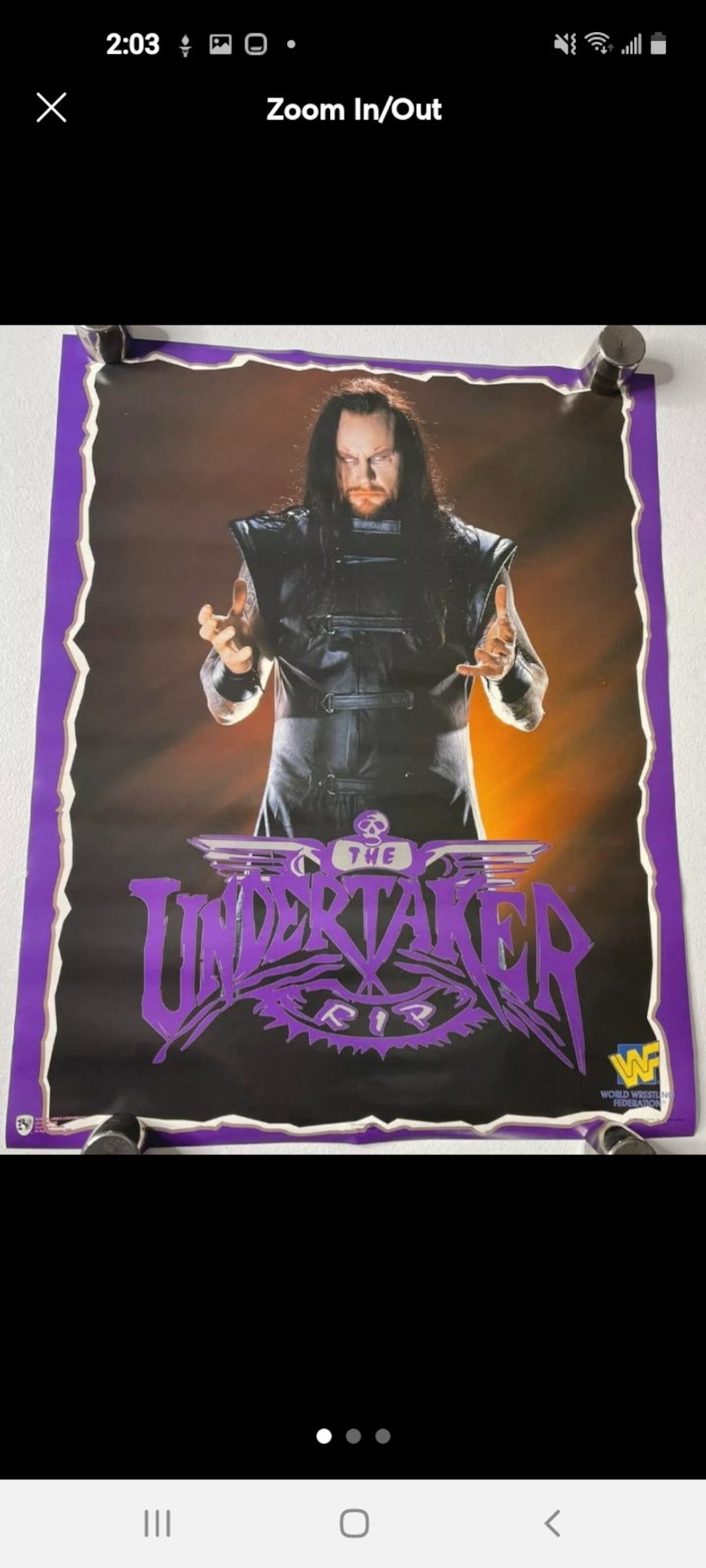 New WWF Undertaker Poster - Etsy