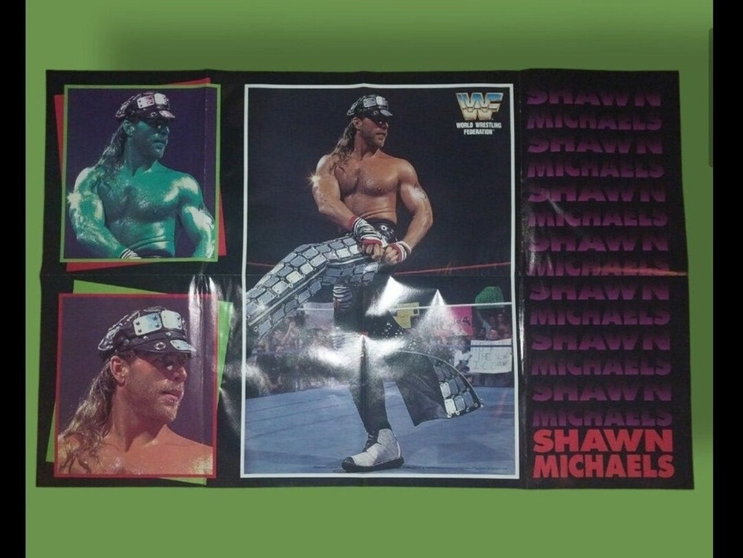WWF Hbk Shawn Michaels Poster - Etsy