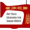Custom Singer 95K Series Floral and Filigree Decals Industrial Sewing ...