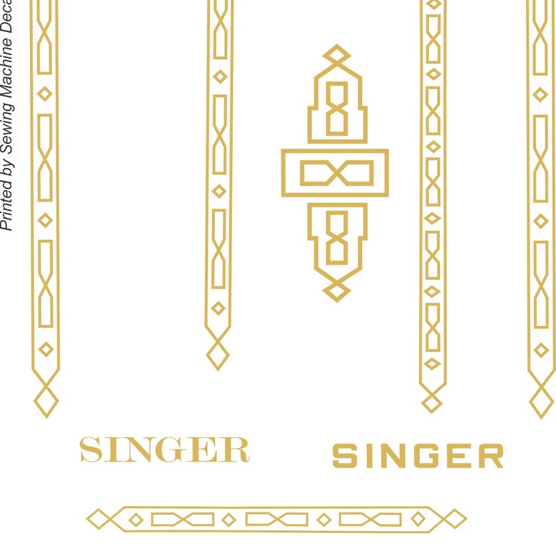 Singer Decals Stickers - Etsy