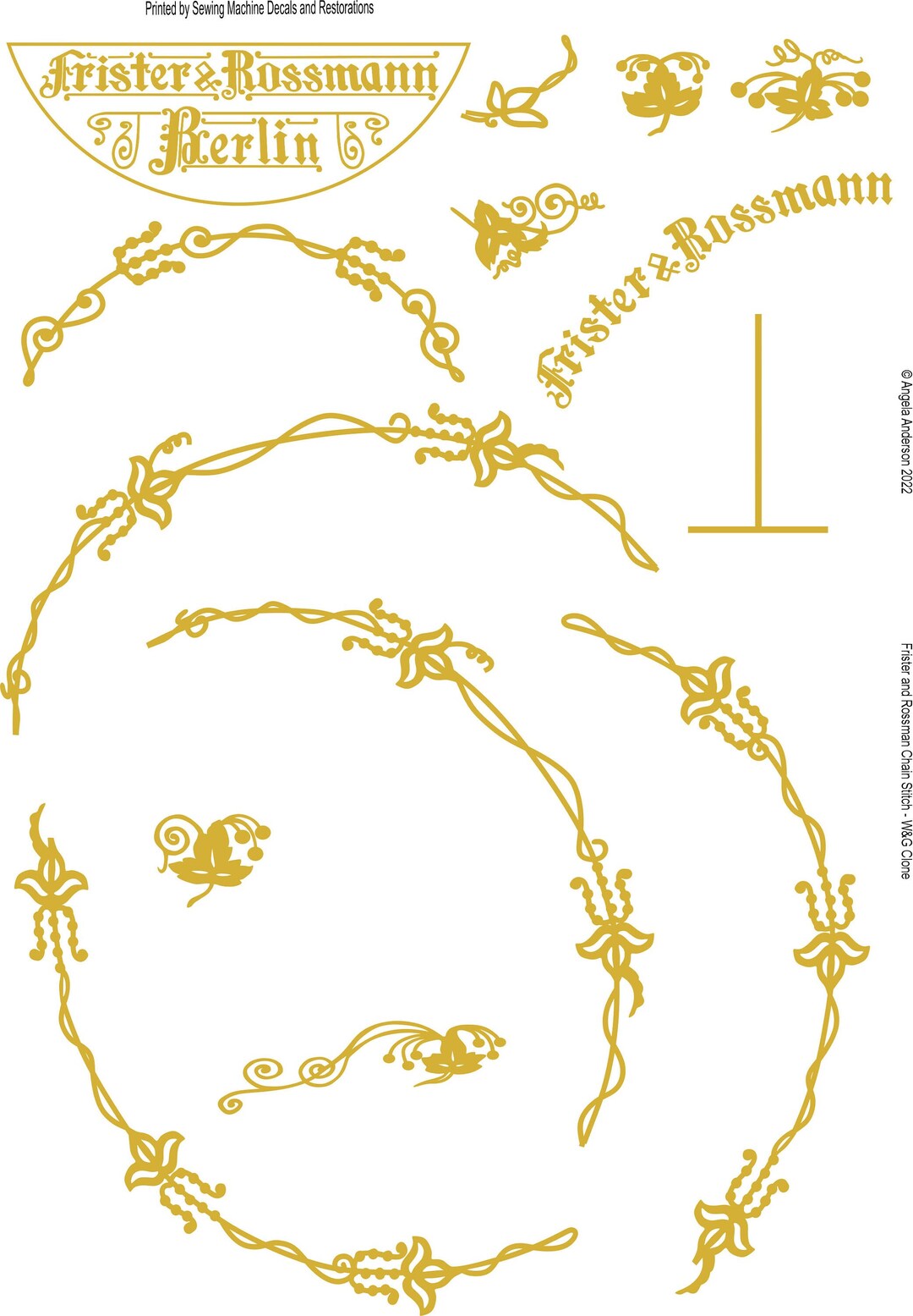 Frister and Rossman Chain Stitch - Willcox and Gibbs Clone Sewing ...