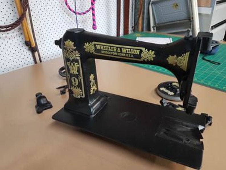 Wheeler and Wilson D9 Sewing Machine Waterslide Decals - Etsy