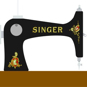 Singer 28K / 128K 'la Vencedora' Sewing Machine Waterslide Decals - Etsy