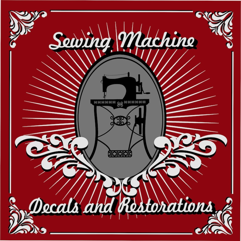 Standard Sewing Machine Waterslide Decals for the Rotary Machine - Etsy