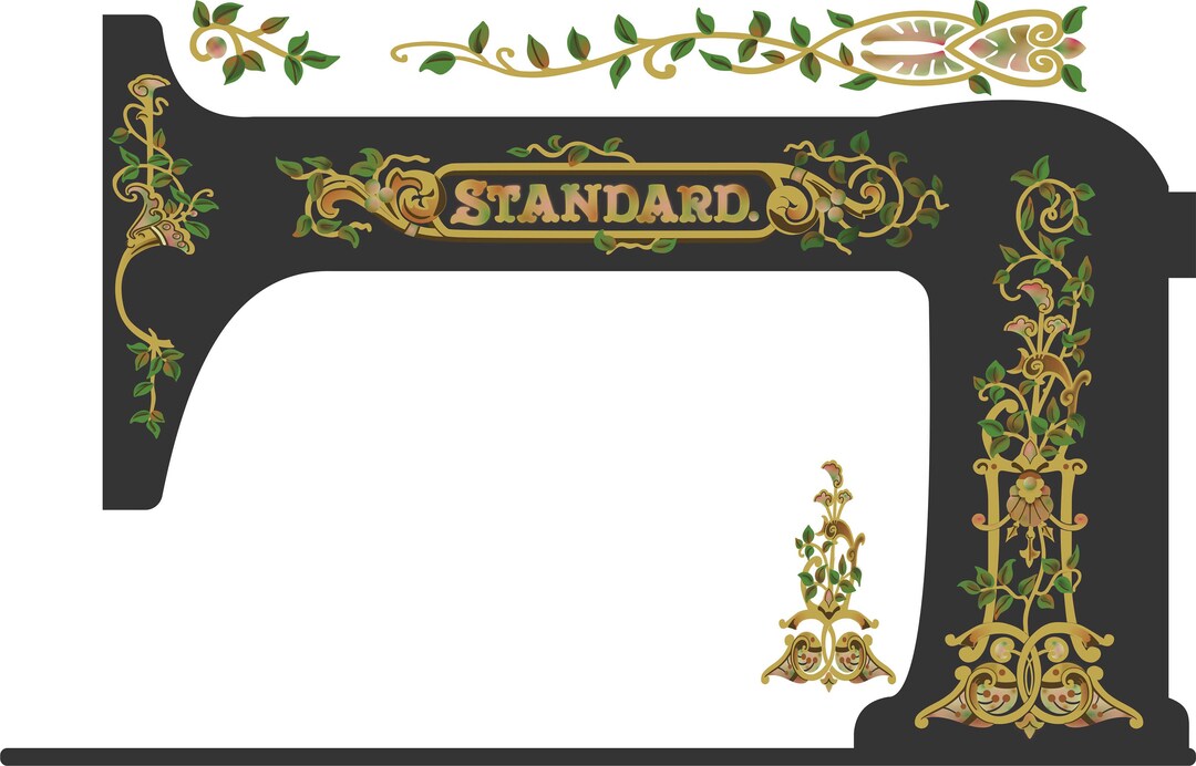 Standard Sewing Machine Waterslide Decals for the Rotary Machine - Etsy