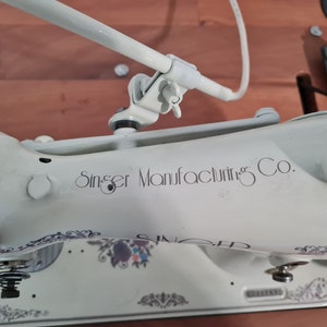 Custom Singer 95K Series Floral and Filigree Decals Industrial Sewing ...