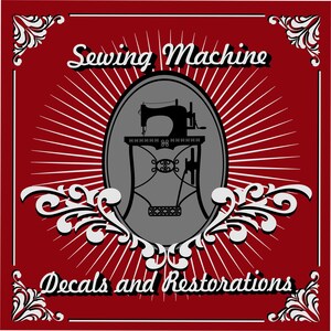 Custom Singer 95K Series Floral and Filigree Decals Industrial Sewing ...
