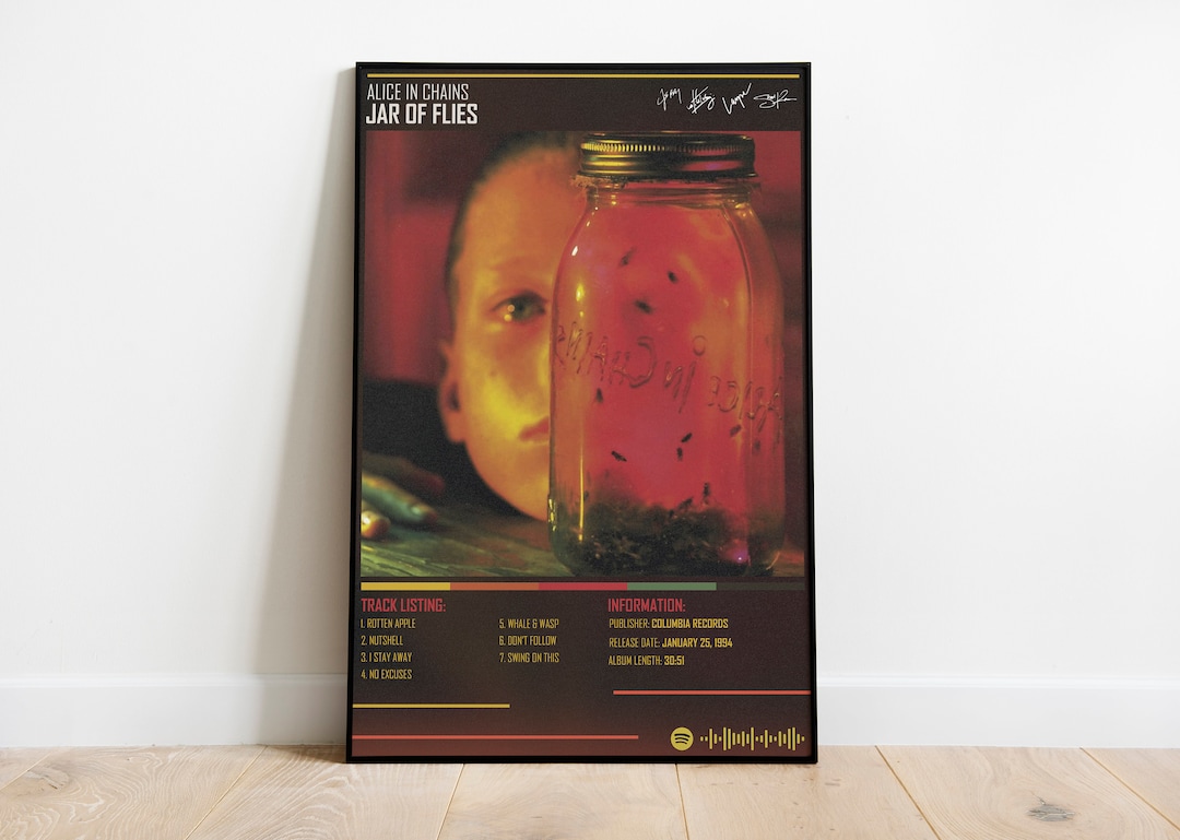 Alice in Chains - Jar of Flies Album Cover Poster - Music Print - Etsy
