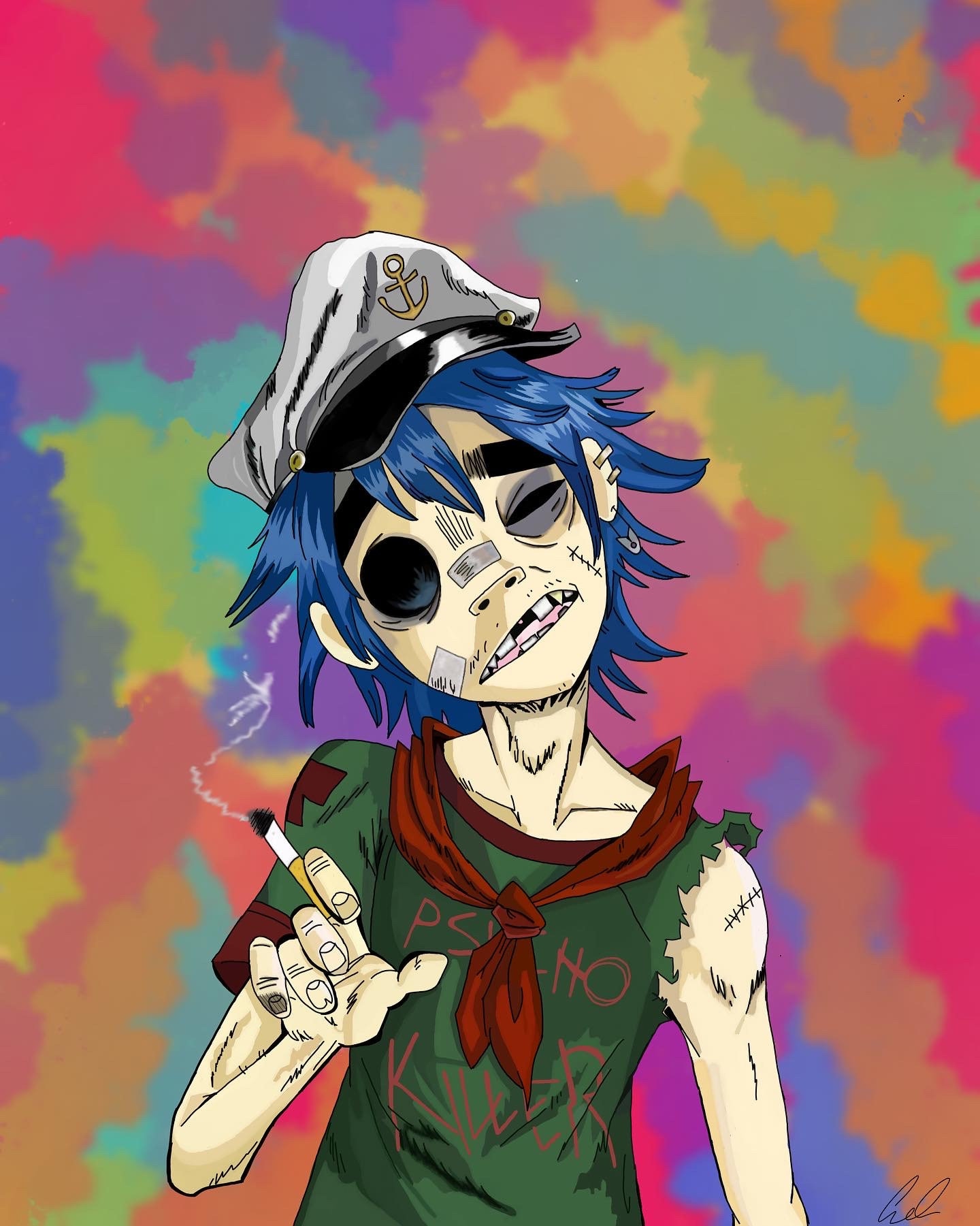 The Gorillaz 2d Real Person