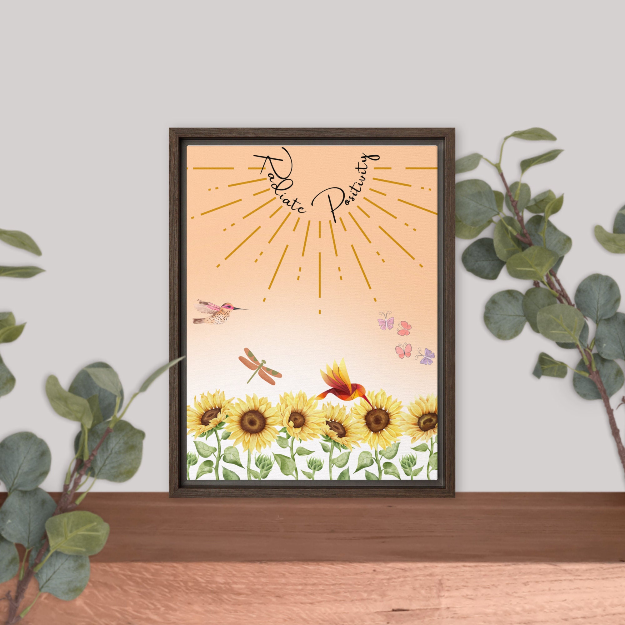Radiate Positivity: Sunburst Words, Nature-inspired, Garden of ...