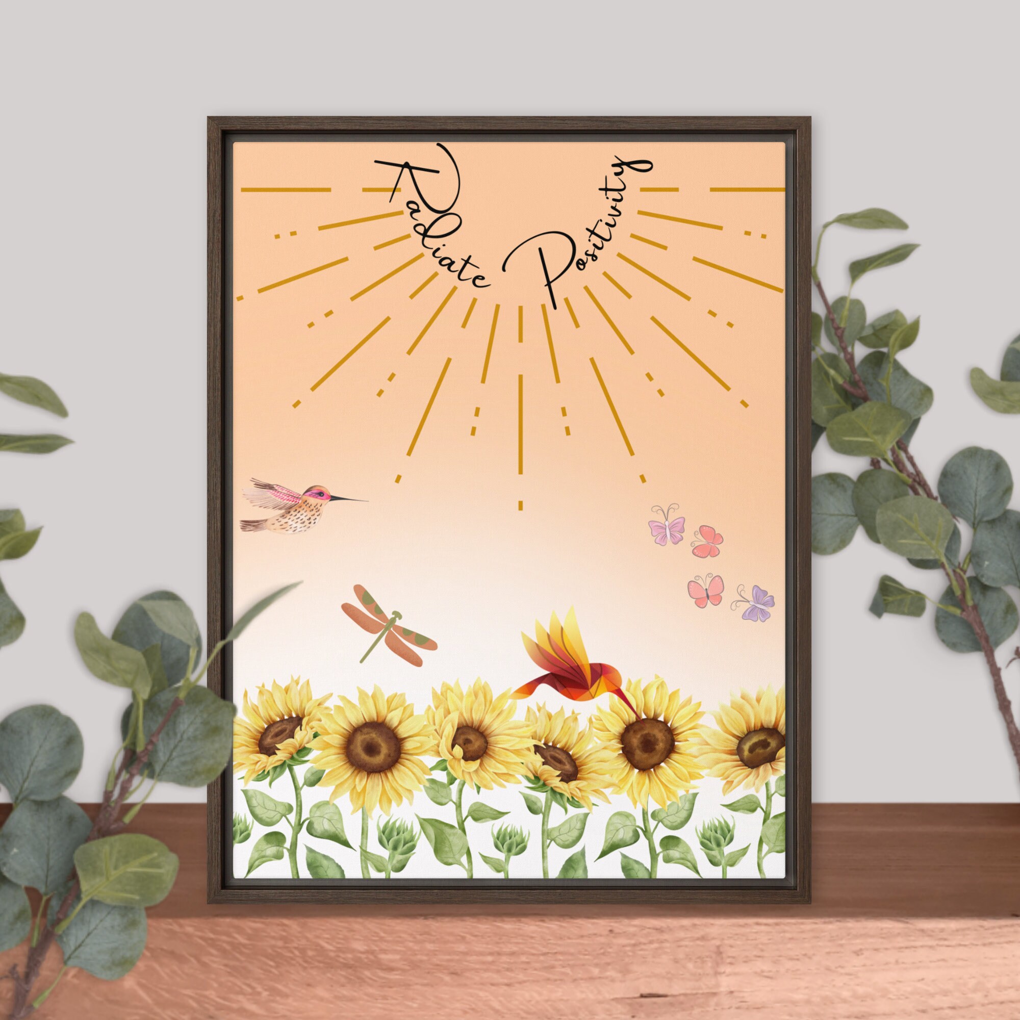 Radiate Positivity: Sunburst Words, Nature-inspired, Garden of ...