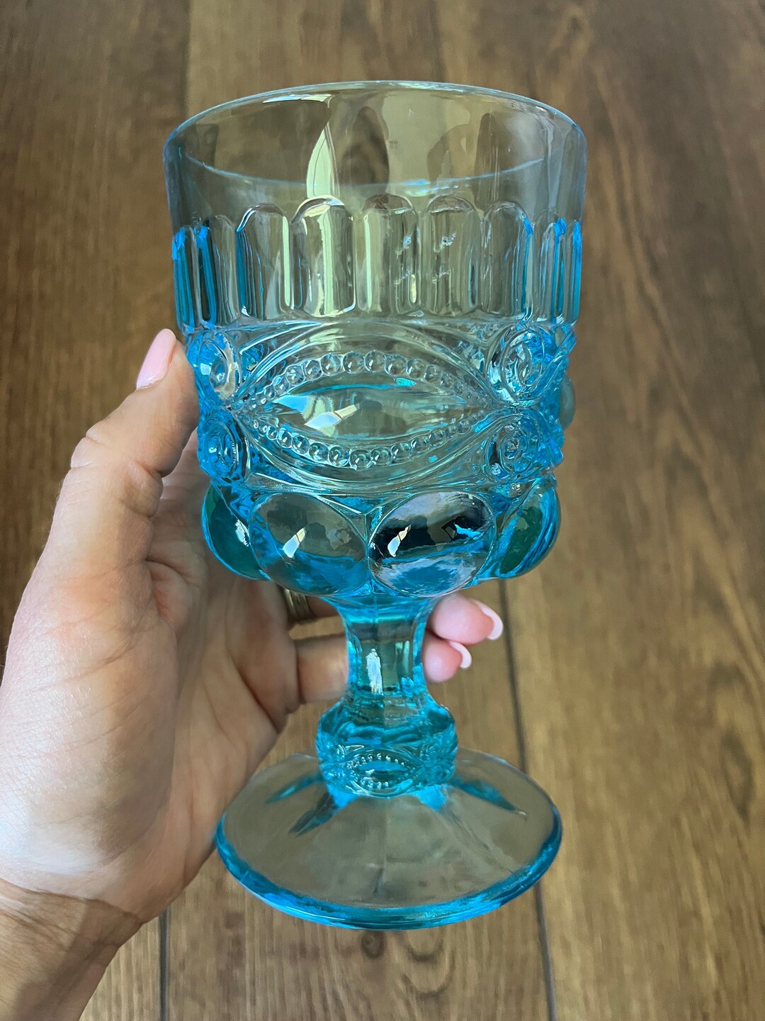 LG Wright Light Blue Eye Winker Glass - Etsy