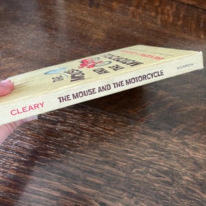 The Mouse and the Motorcycle Book by Beverly Cleary 1965 - Etsy