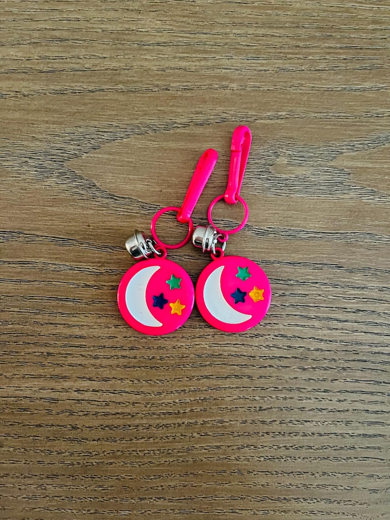 Vintage 1980s Plastic Bell Charm Necklace and Charms - Etsy