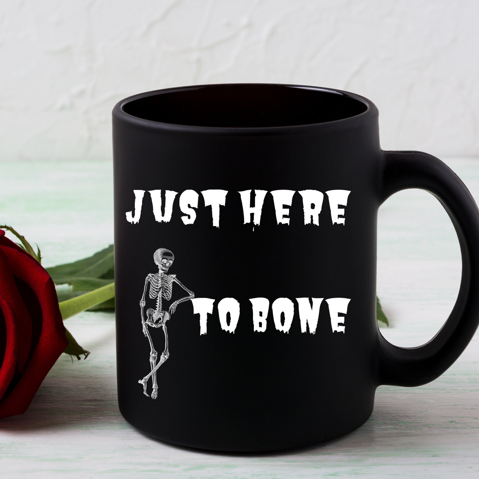 Just Here to Bone SVG, Skeleton Svg, Digital Download, Printable ...