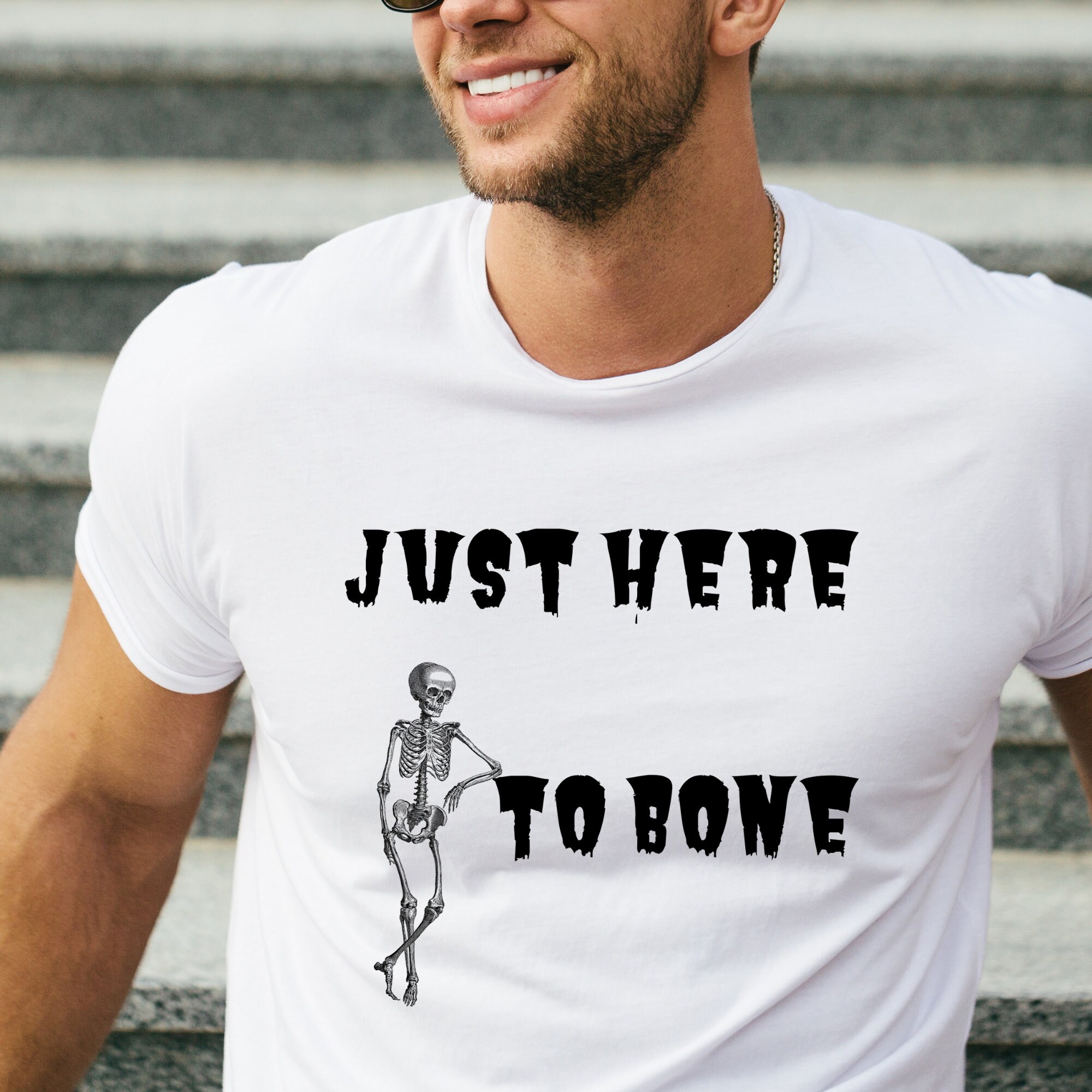 Just Here to Bone SVG Skeleton Svg Digital Download - Etsy