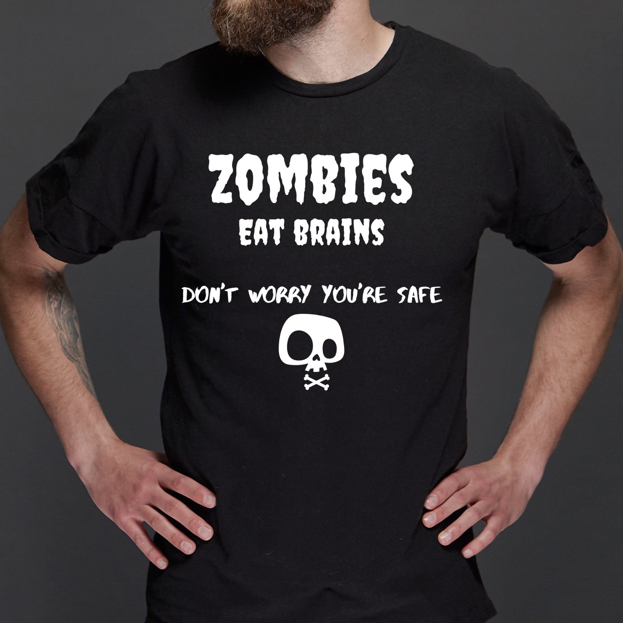 Zombies Eat Brains You're Safe SVG, Digital Download, Instant Download ...
