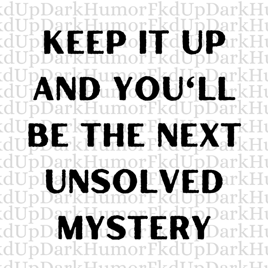Unsolved Mystery SVG, Instant Download, Digital Download, Cricut, Dark ...