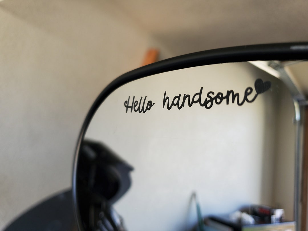 Hello Handsome Decal - Etsy