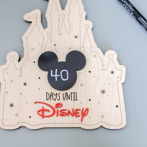 Disney Vacation Countdown Sign Days Until Disney Sign Disney Dry Erase ...