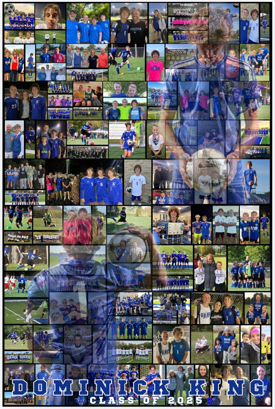 Custom High School Senior Night Poster Personalized Senior Athlete ...