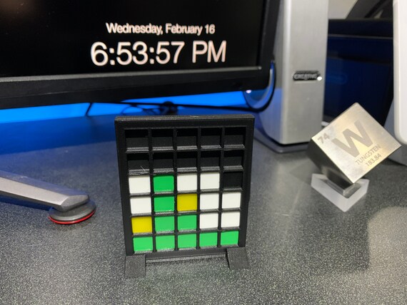Wordle Score Board 3D Printed | Etsy