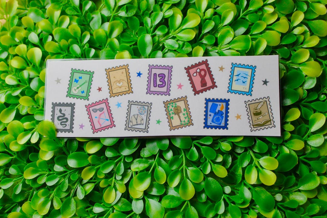Eras Tour Stamps Laminated Bookmark - Etsy