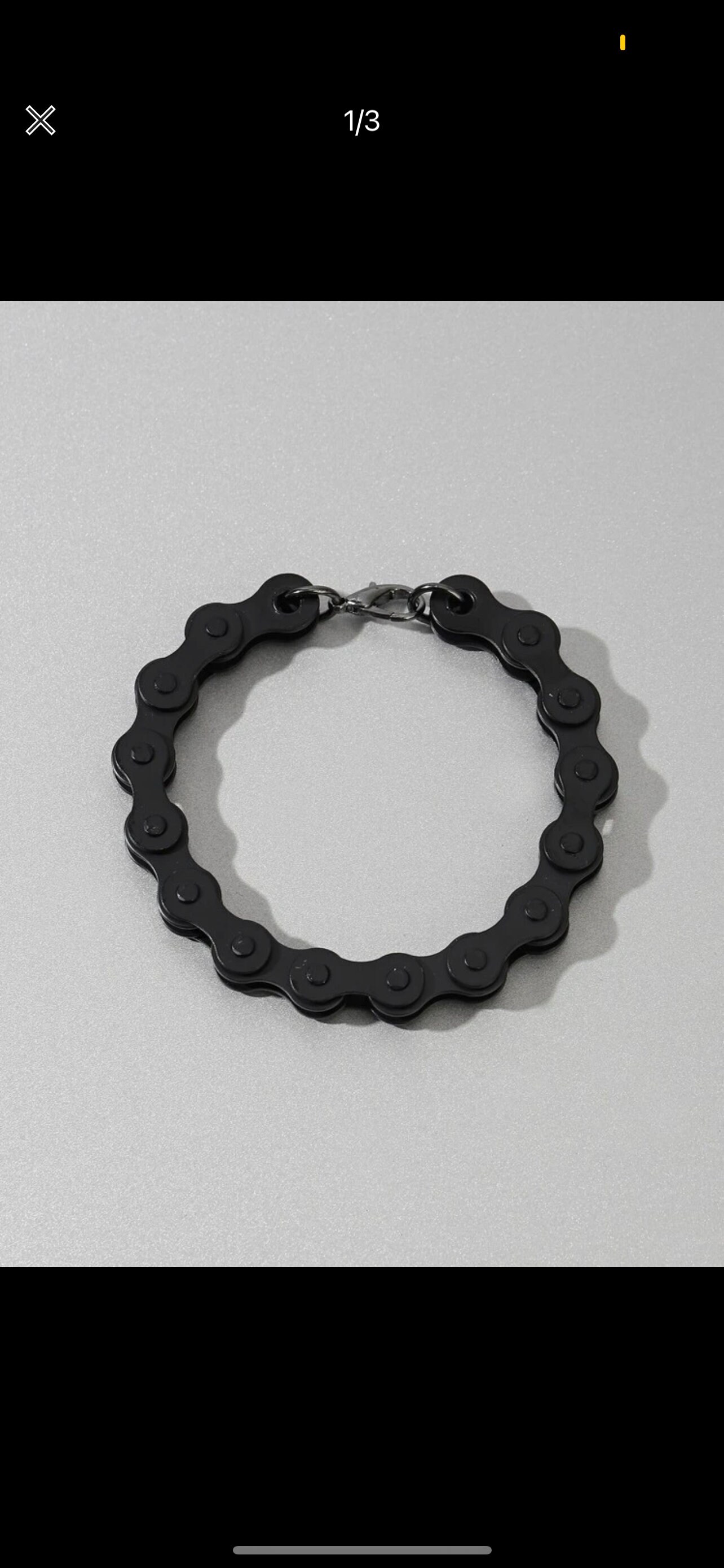 2 Colors Motorcycle Chain Bracelet Accessory Gift for | Etsy