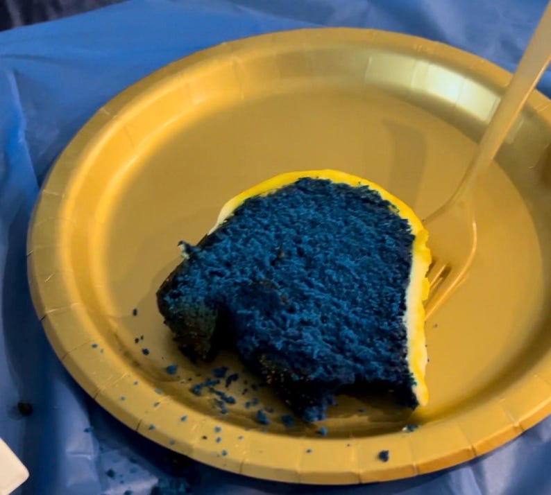 Blue Velvet Pound Cake - Etsy