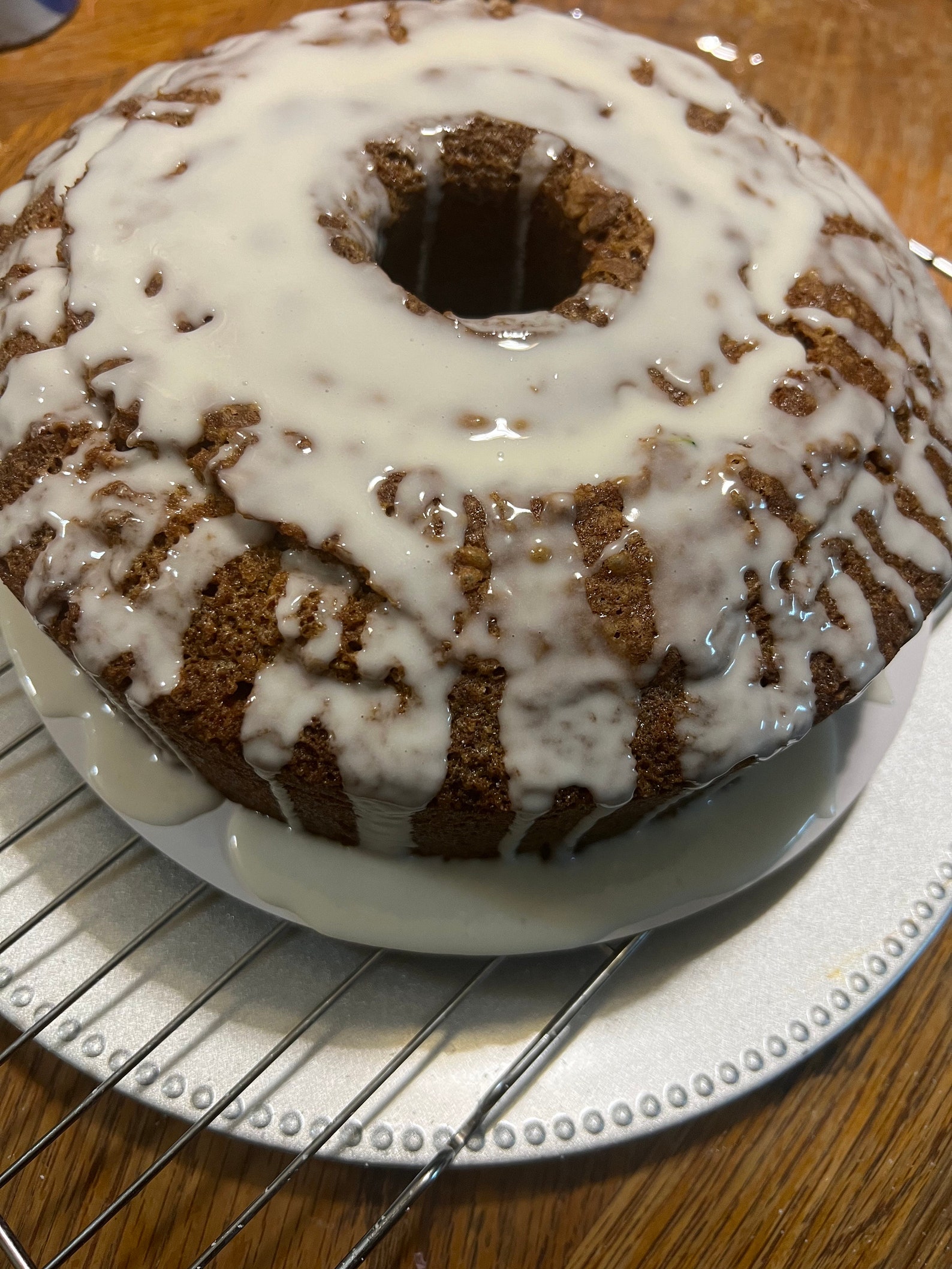 Zucchini Bread With Icing No Walnuts - Etsy