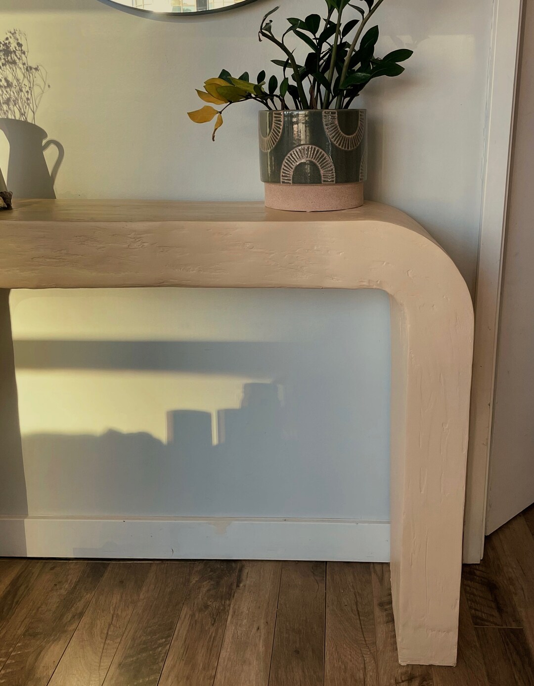 Curved Entryway Table, Side Table, Accent Table - Etsy