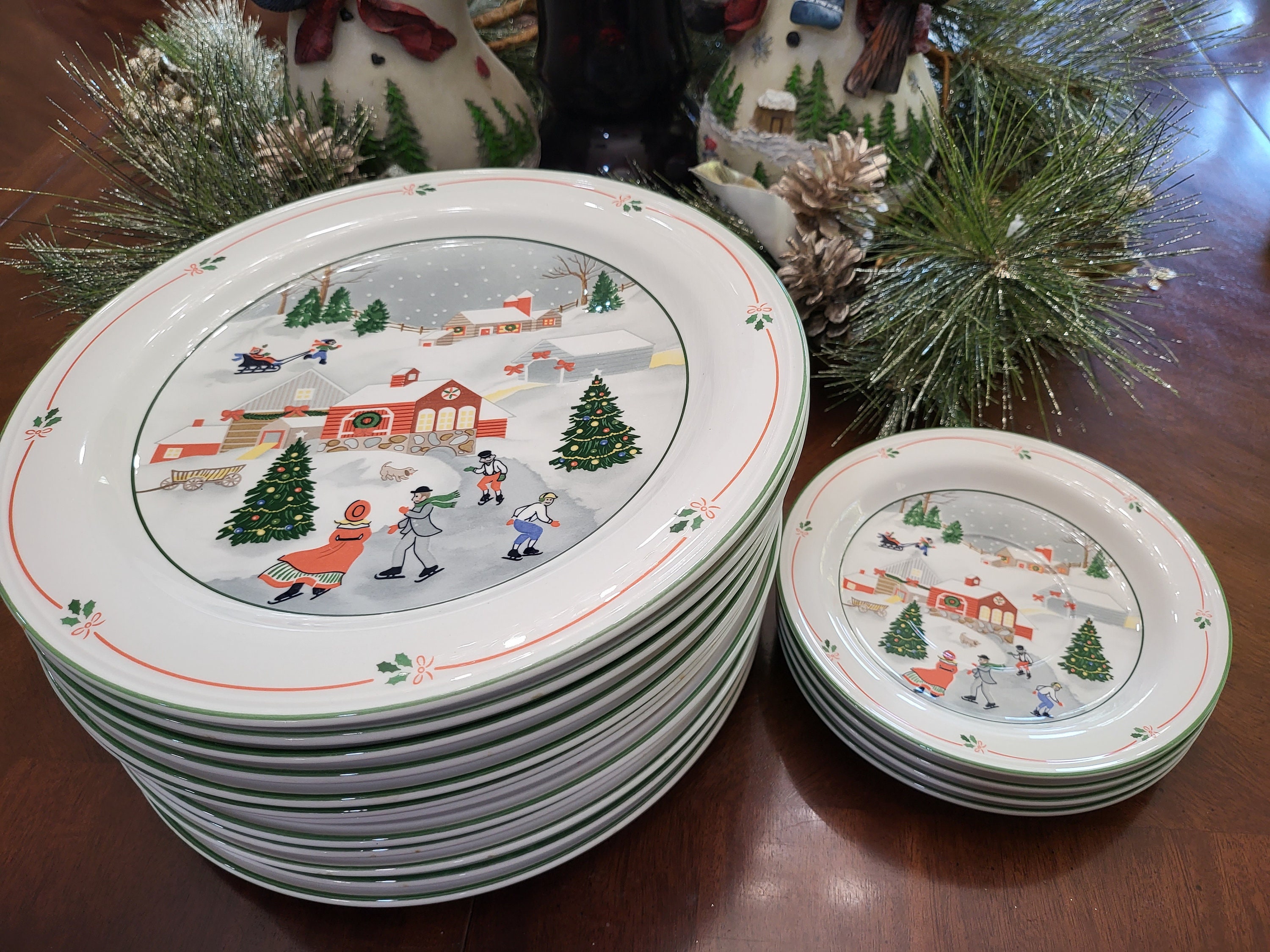 Sango Silent Night Stoneware (sold in Sets of 4) - Etsy