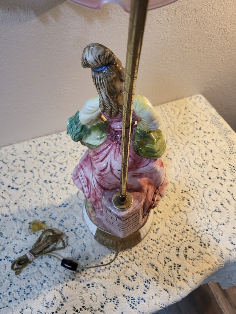 Vintage Lady Lamp - Etsy