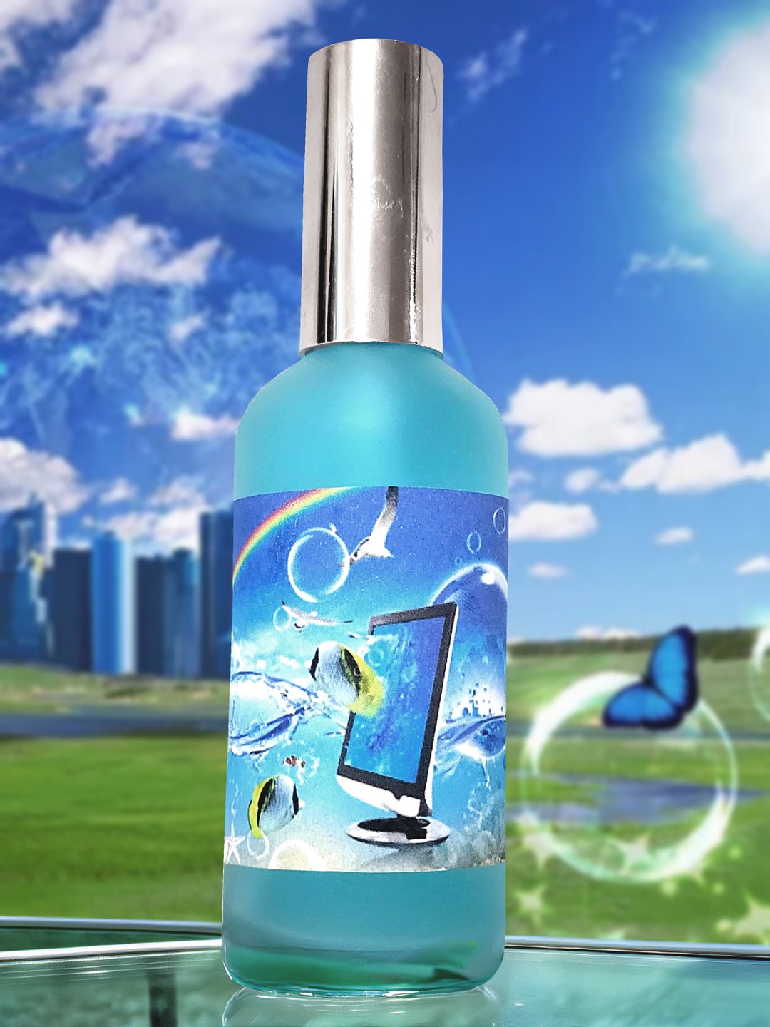 Frutiger Aero Perfume Aesthetic, Refreshing, Webcore, Screensaver ...