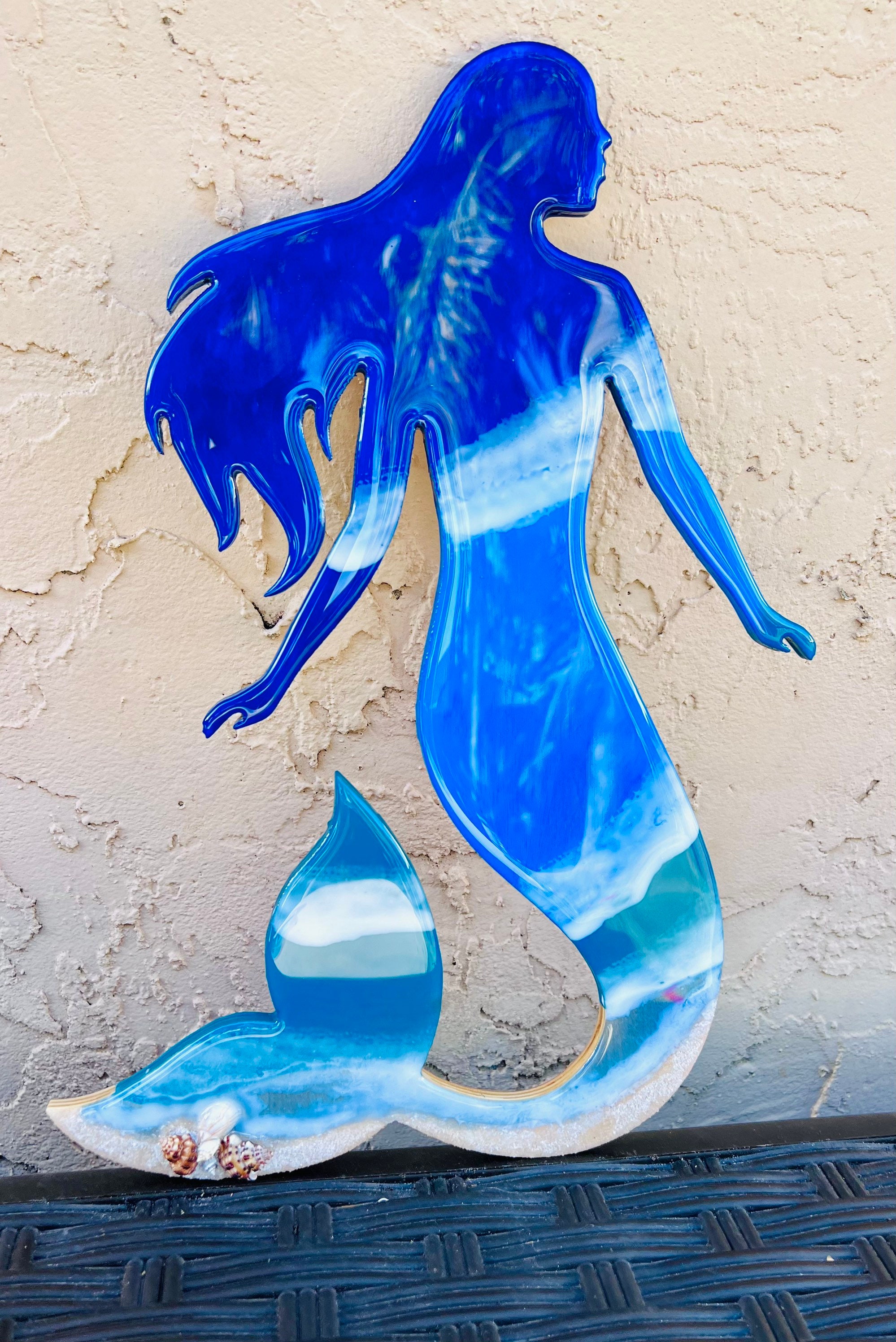 Mermaid Decor Beach Decor Ocean Decor Boat Decor Sea Decor Wall Hanging ...
