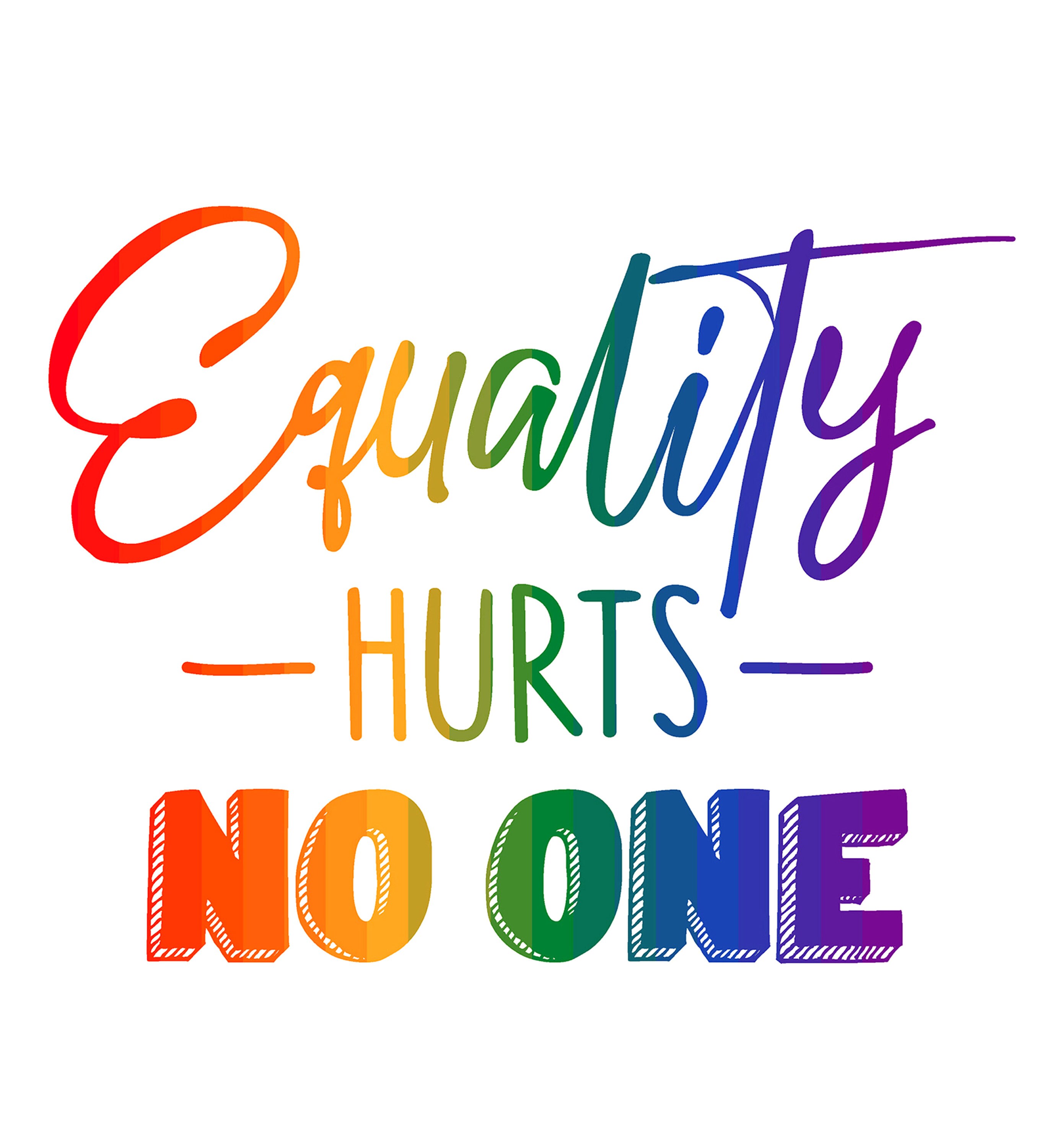 Equality Hurt No One, Pride Shirt, LGBT Shirt, LGBTQ Ally Shirt, Pride ...