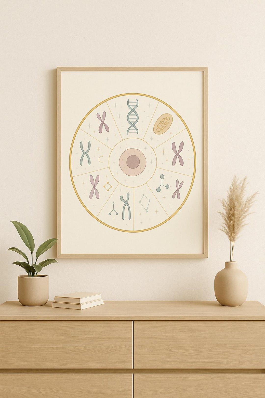 Genetic Zodiac Digital Download | DNA & Chromosome Astrology Art ...