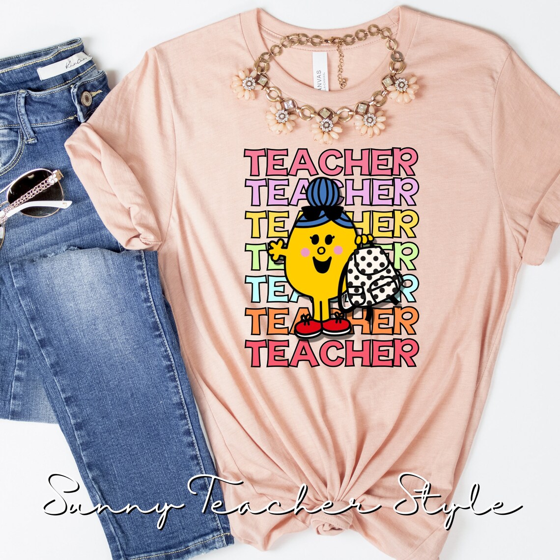 Little Miss Teacher T-shirt Teacher Shirt Little Miss Meme - Etsy