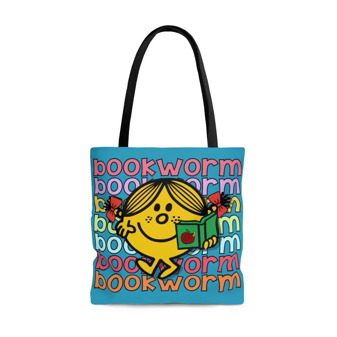 Little Miss Bookworm Tote Bag, Teacher Bag, Book Bag, Little Miss ...