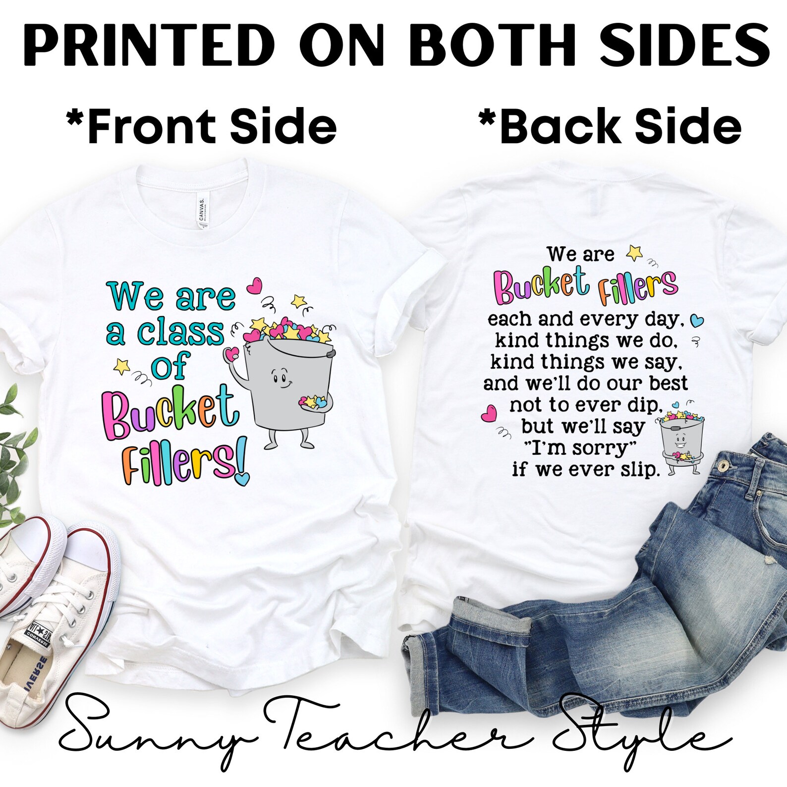 Bucket Filler Shirt, We Are a Class of Bucket Fillers, Teacher Shirt ...