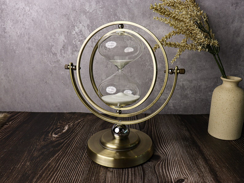 Anti Anxiety Retro Glass Hourglass Color Sand Hourglass Decoration ...