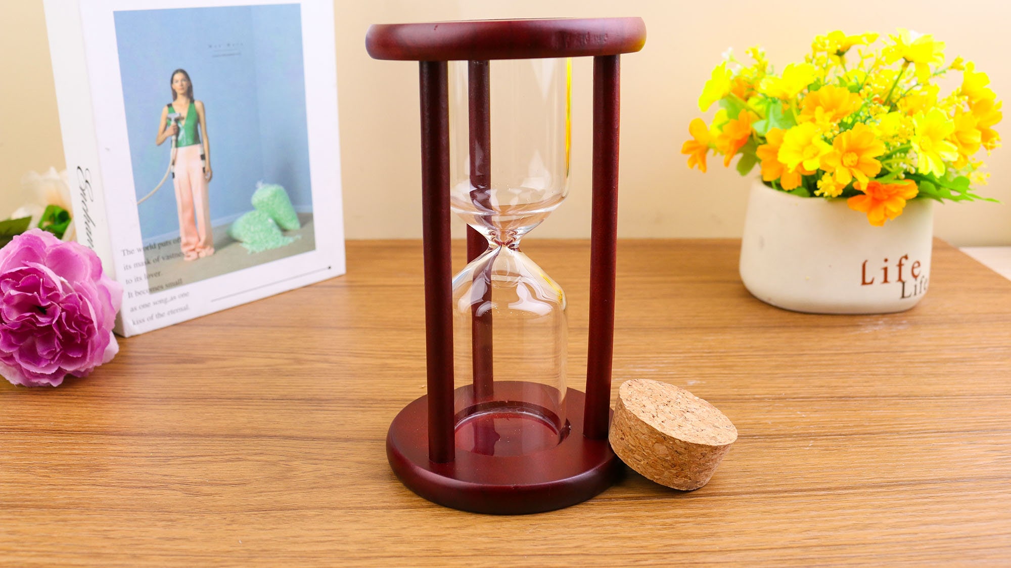 Lege zandloper/zandvaste zandloper/fles zelf geïnstalleerde - Etsy België