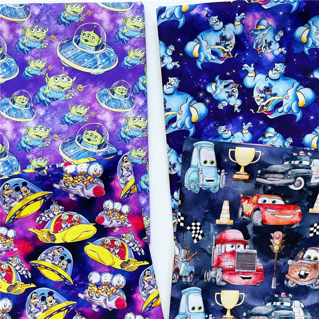 Cars Fabric Aladdin Fabrics Cotton Fabric Cartoon Fabric Princess ...