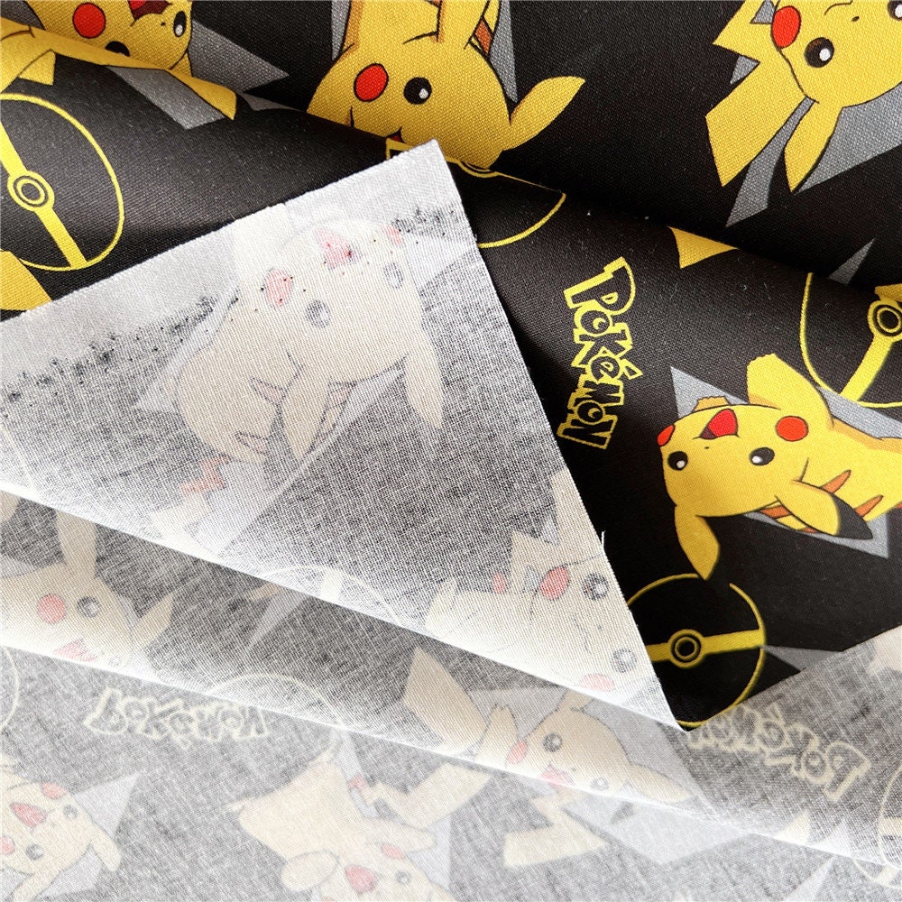 Pokemon Fabric Pocket Monster Fabrics Cotton Cartoon Fabric Sewing ...